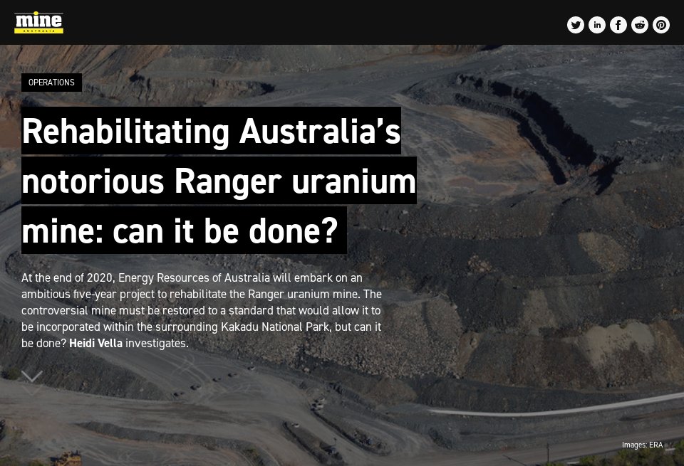 uranium mining australia