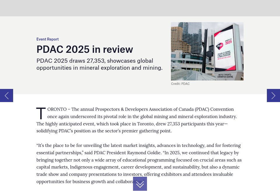 Event Report: PDAC 2025 - Mine Australia | Issue 53 | March 2025