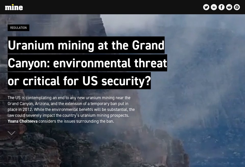 uranium mining environmental effects